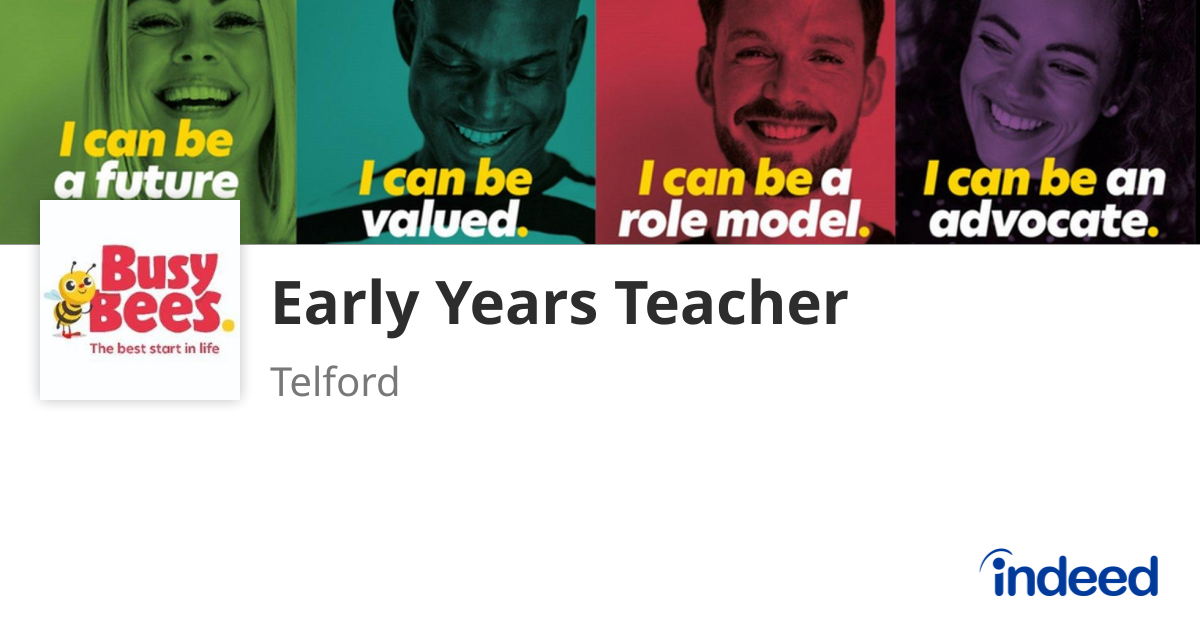 Early Years Teacher - Telford TF2 9RS - Indeed.com