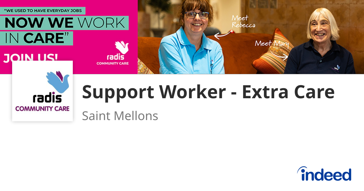 Support Worker - Extra Care - Saint Mellons CF3 - Indeed.com