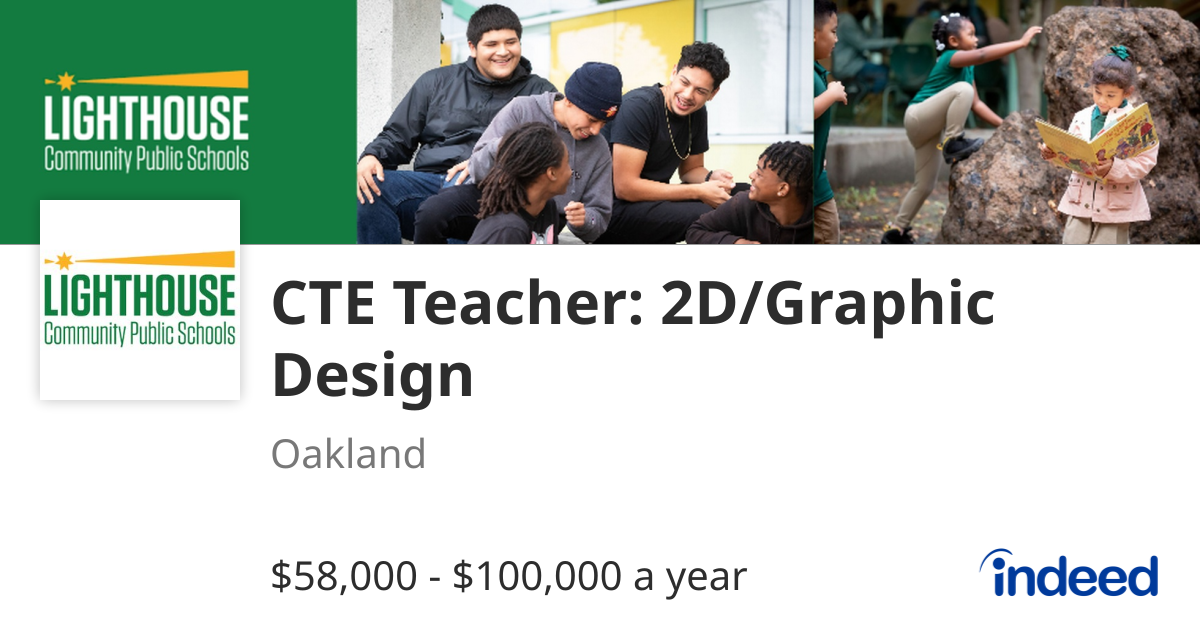 CTE Teacher: 2D/Graphic Design - Oakland, CA 94621 - Indeed.com