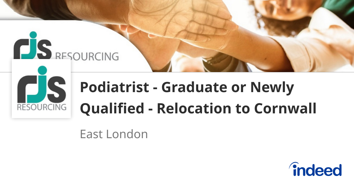 Podiatrist - Graduate or Newly Qualified - Relocation to Cornwall ...