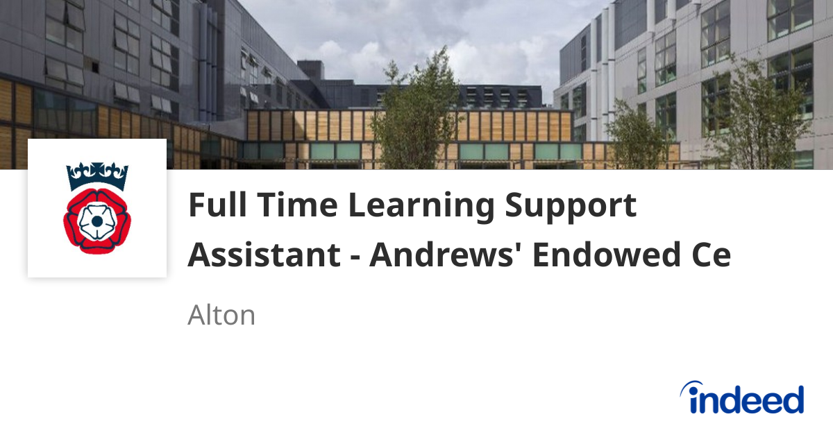 Full Time Learning Support Assistant - Andrews' Endowed Ce Primary ...