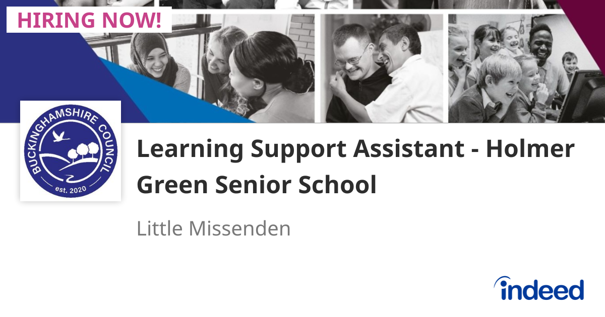 Learning Support Assistant - Holmer Green Senior School - Little ...