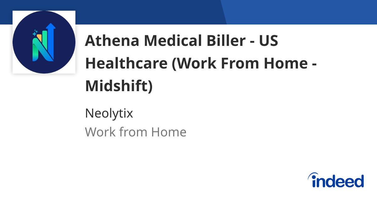 Athena Medical Biller - US Healthcare (Work From Home - Midshift ...