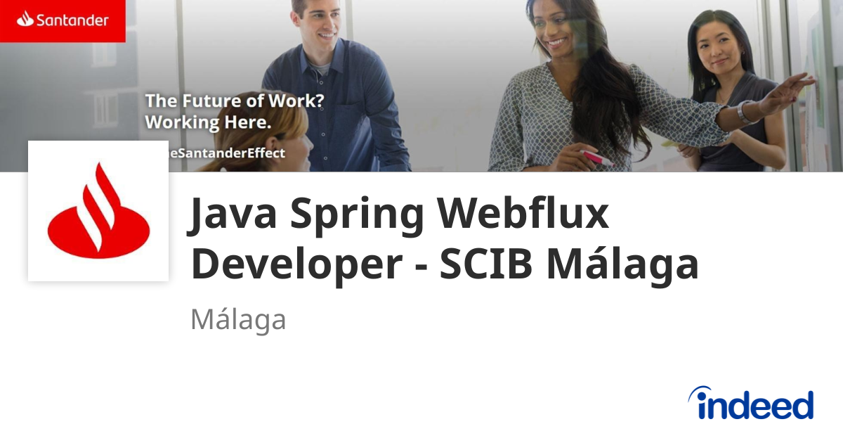 Java Spring Webflux Developer - SCIB Málaga - Málaga, Málaga provincia ...