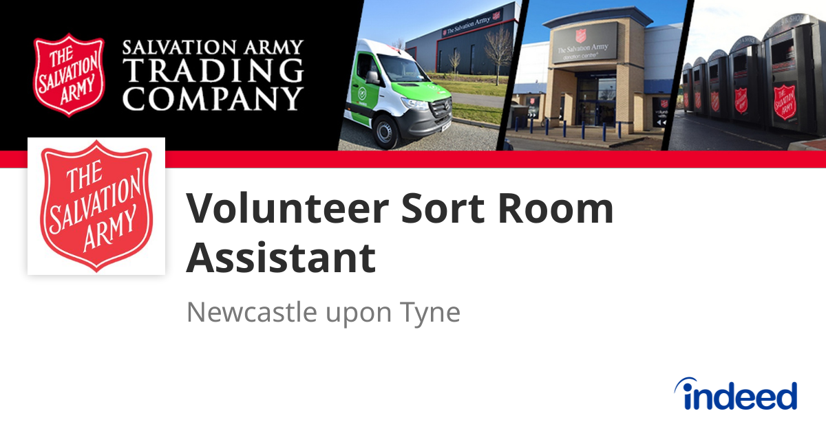 Volunteer Sort Room Assistant - Newcastle upon Tyne NE6 5LL - Indeed.com