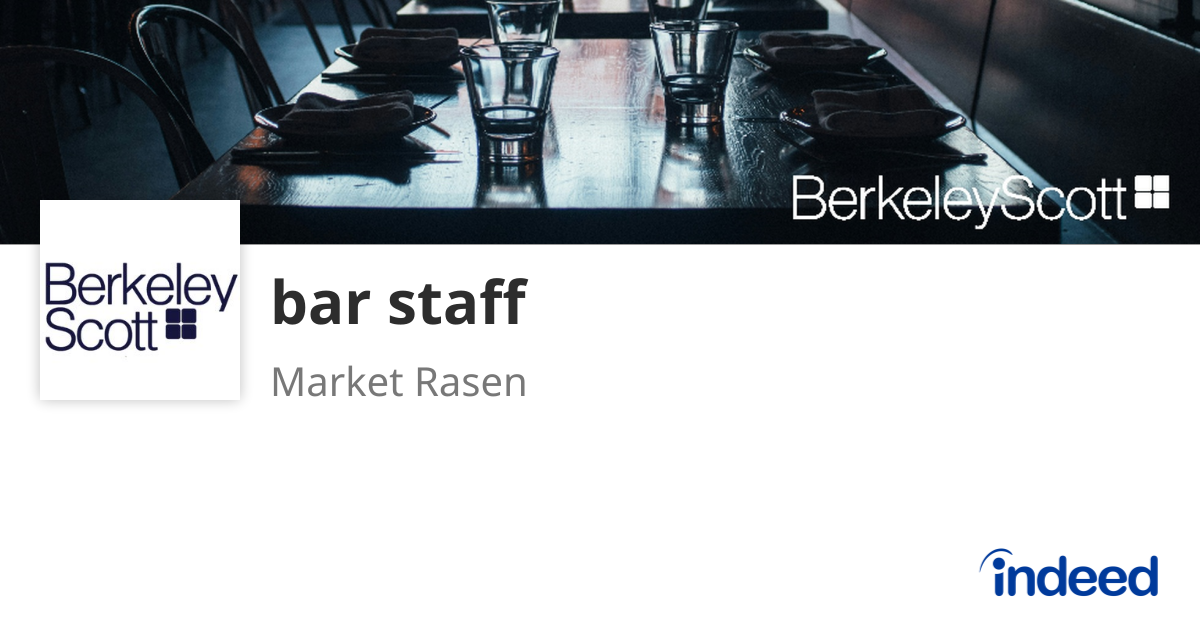 bar staff - Market Rasen - Indeed.com