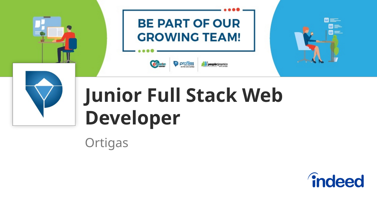 Junior Full Stack Web Developer - Ortigas - Indeed.com