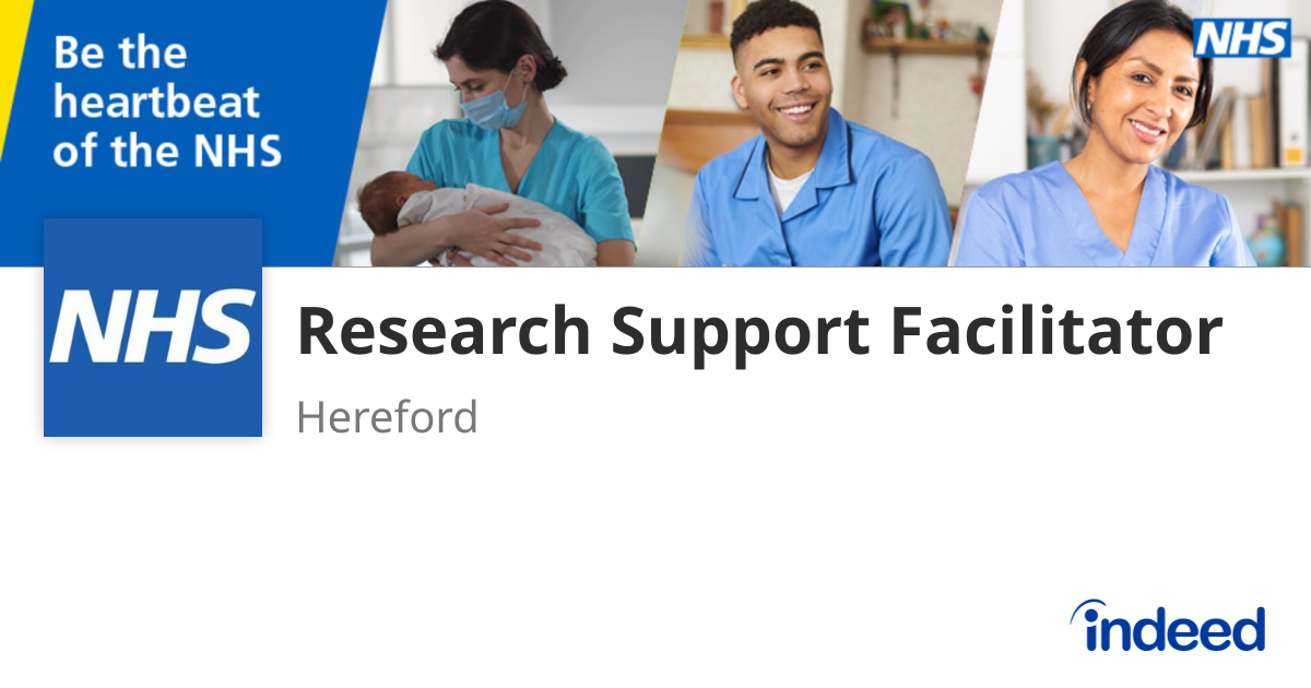 Research Support Facilitator - Hereford HR1 2ER - Indeed.com