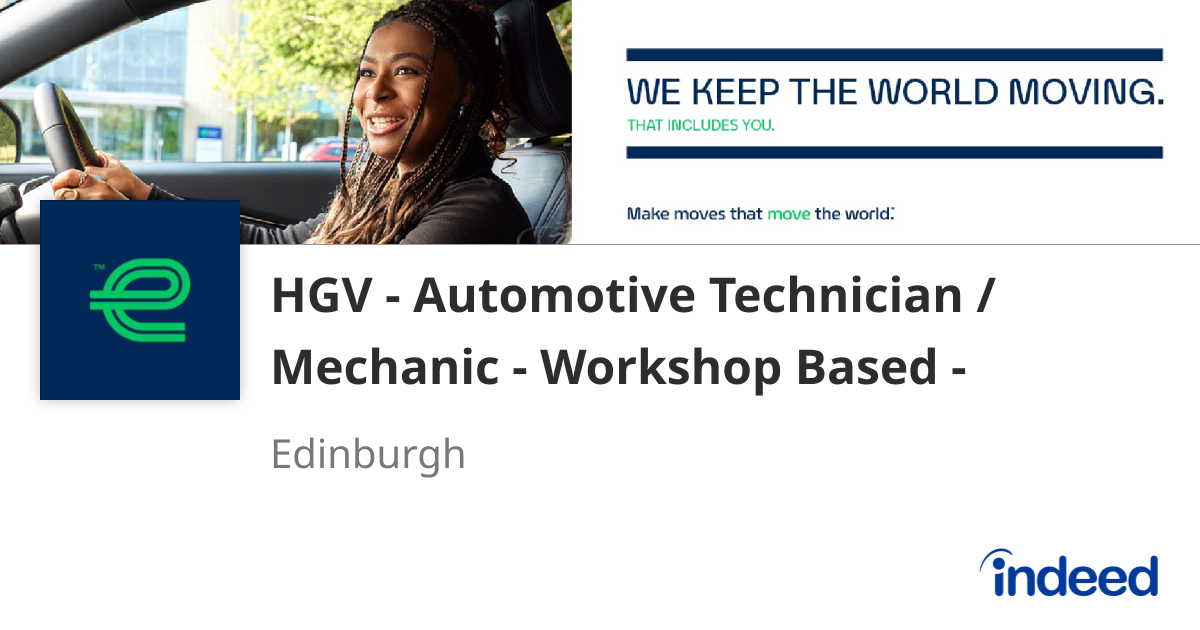 HGV - Automotive Technician / Mechanic - Workshop Based - Edinburgh - Edinburgh EH7 4AN - Indeed.com