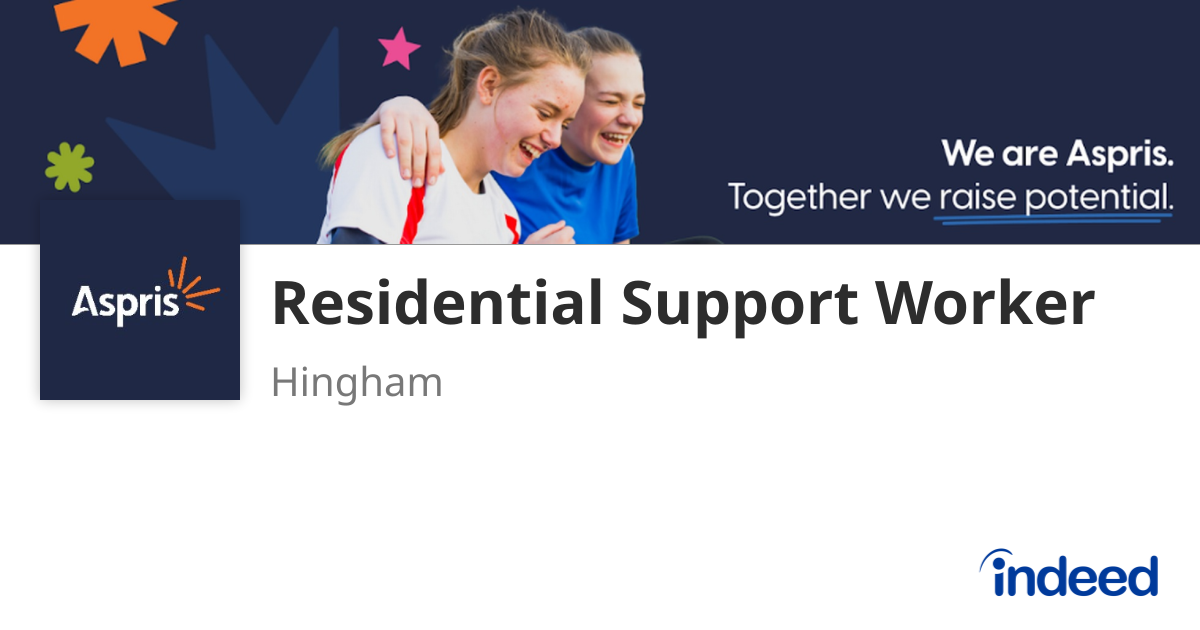 Residential Support Worker - Hingham IP25 7TJ - Indeed.com