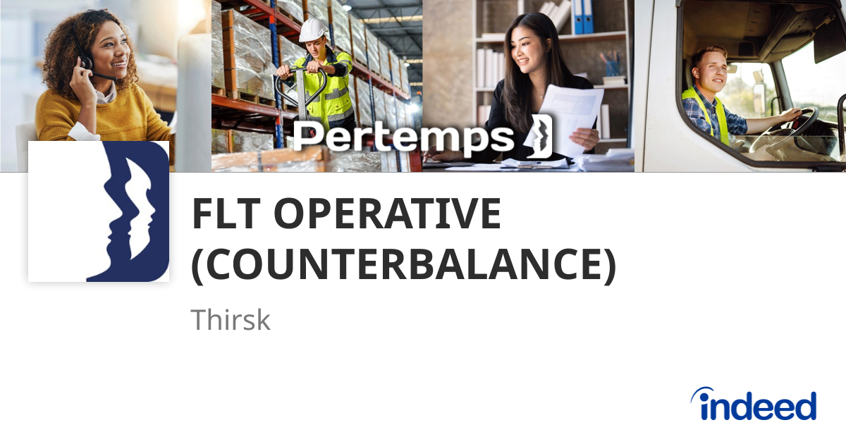 FLT OPERATIVE (COUNTERBALANCE) - Thirsk - Indeed.com