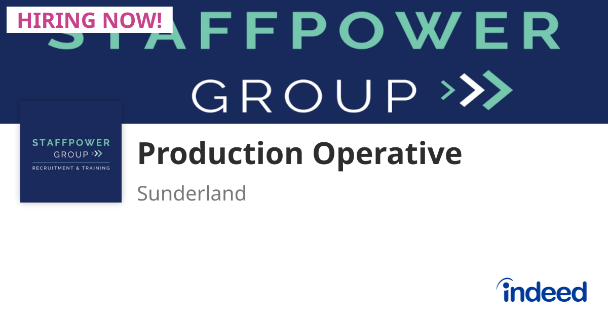 Production Operative - Sunderland - Indeed.com