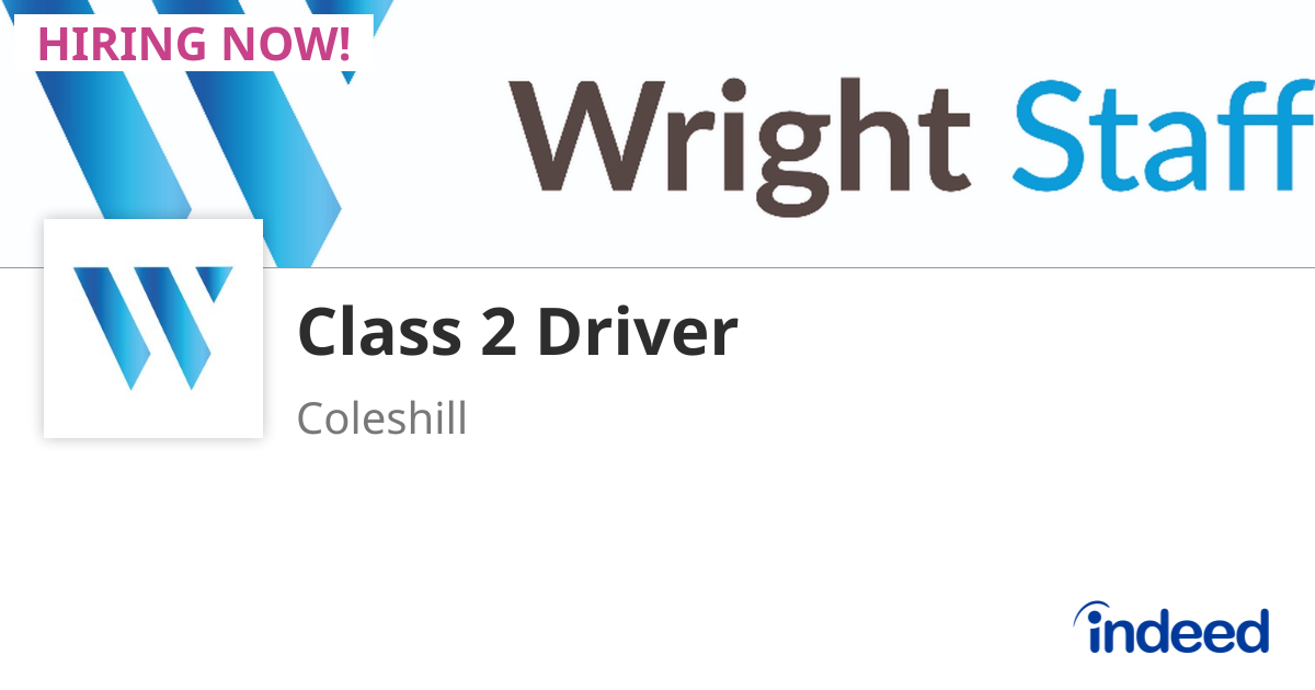 Class 2 Driver - Coleshill - Indeed.com