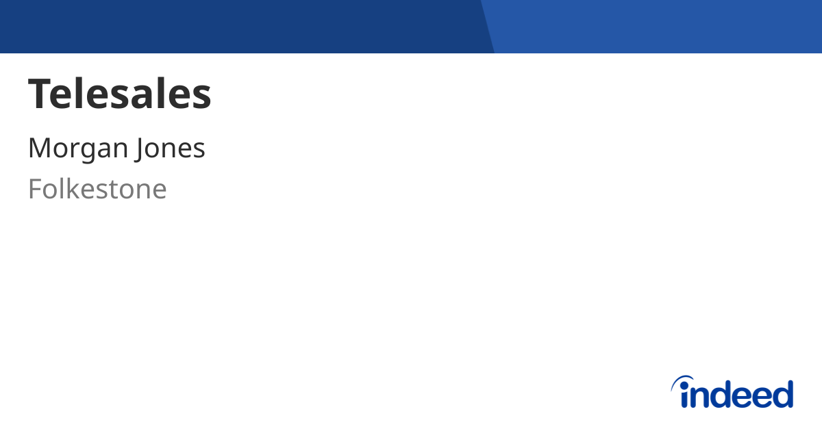 Telesales - Folkestone - Indeed.com