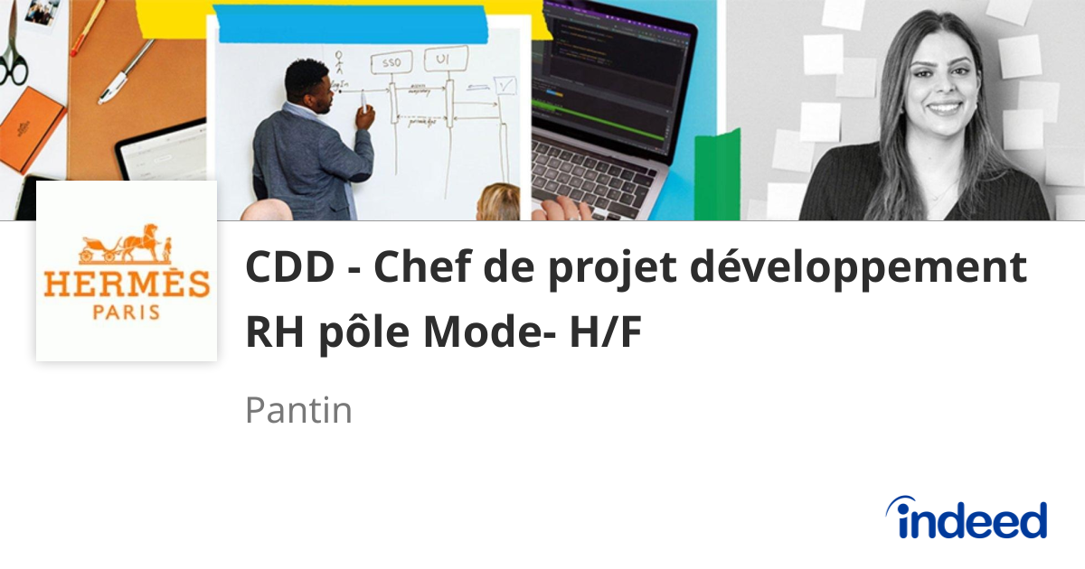 CDD - Chef de projet développement RH pôle Mode- H/F - Pantin (93 ...