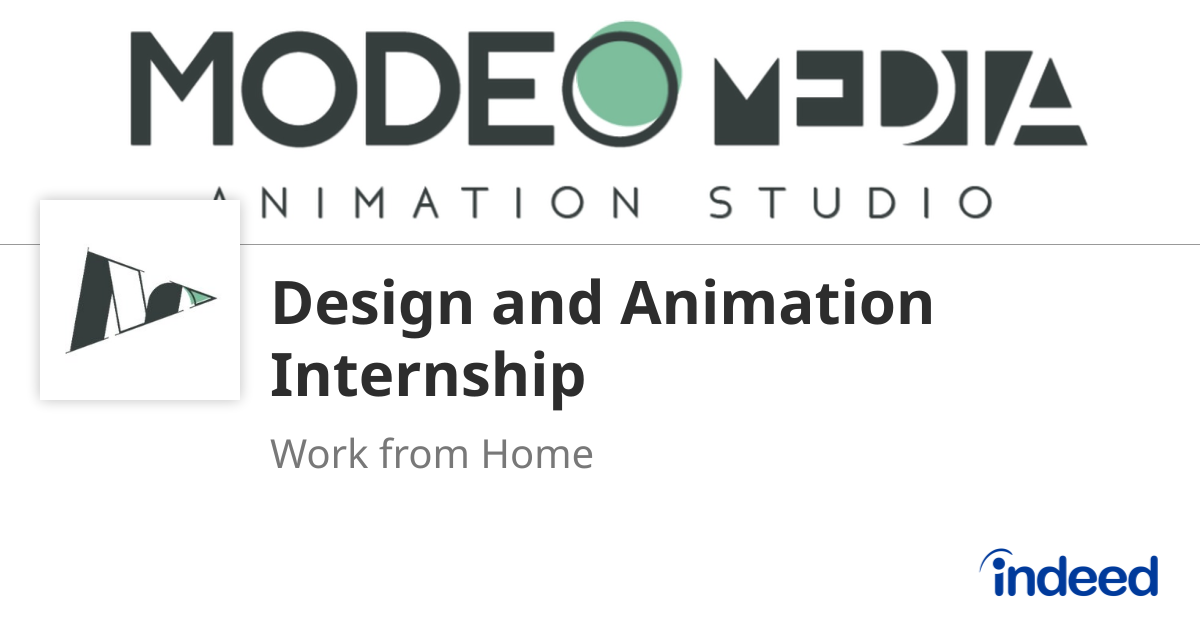 Design and Animation Internship - Work from Home - Indeed.com