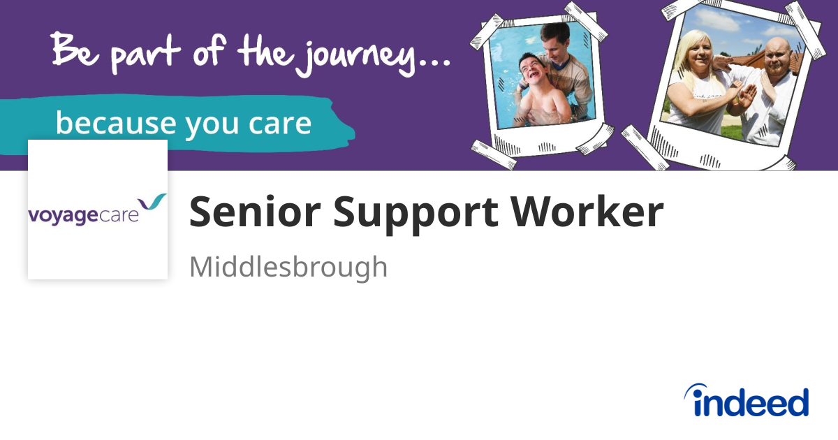 Senior Support Worker - Middlesbrough TS4 2AF - Indeed.com
