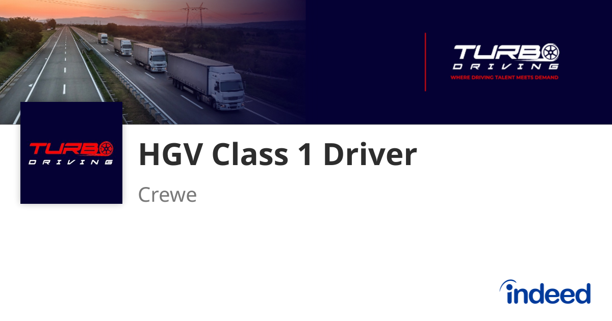 HGV Class 1 Driver - Crewe - Indeed.com