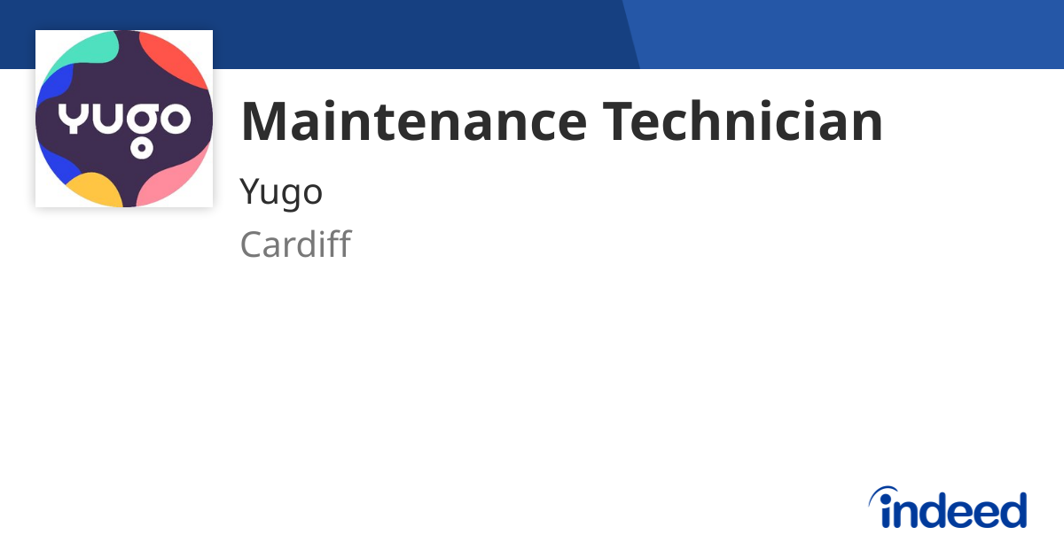 Maintenance Technician - Cardiff CF24 3DS - Indeed.com