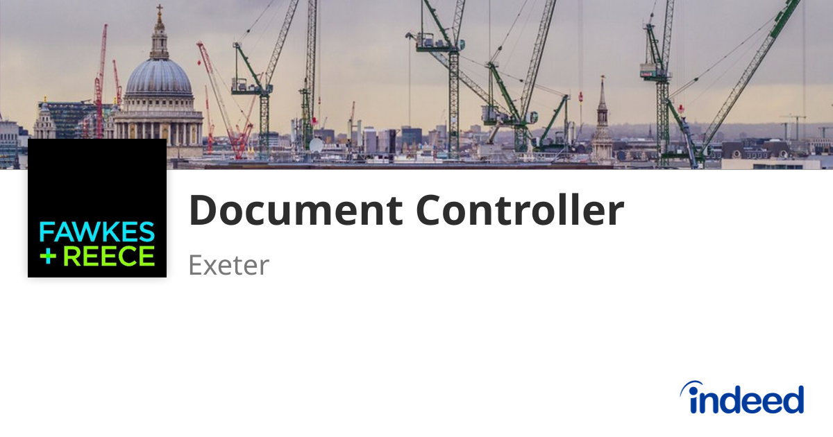 Document Controller - Exeter EX1 1AN - Indeed.com