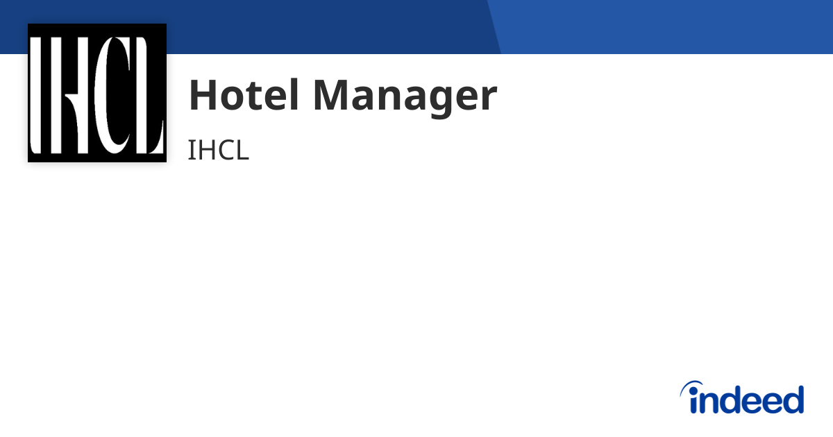 Hotel Manager - Goa - Indeed.com