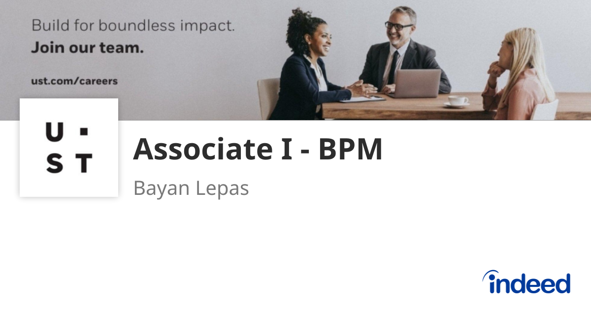 Associate I - BPM - Bayan Lepas - Indeed.com
