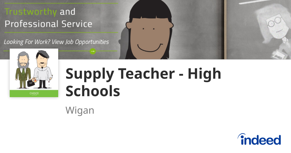 Supply Teacher - High Schools - Wigan - Indeed.com