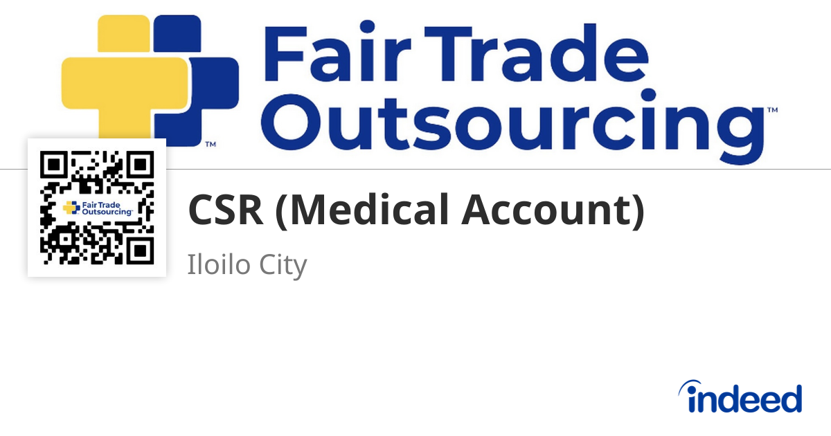 CSR (Medical Account) - Iloilo City - Indeed.com