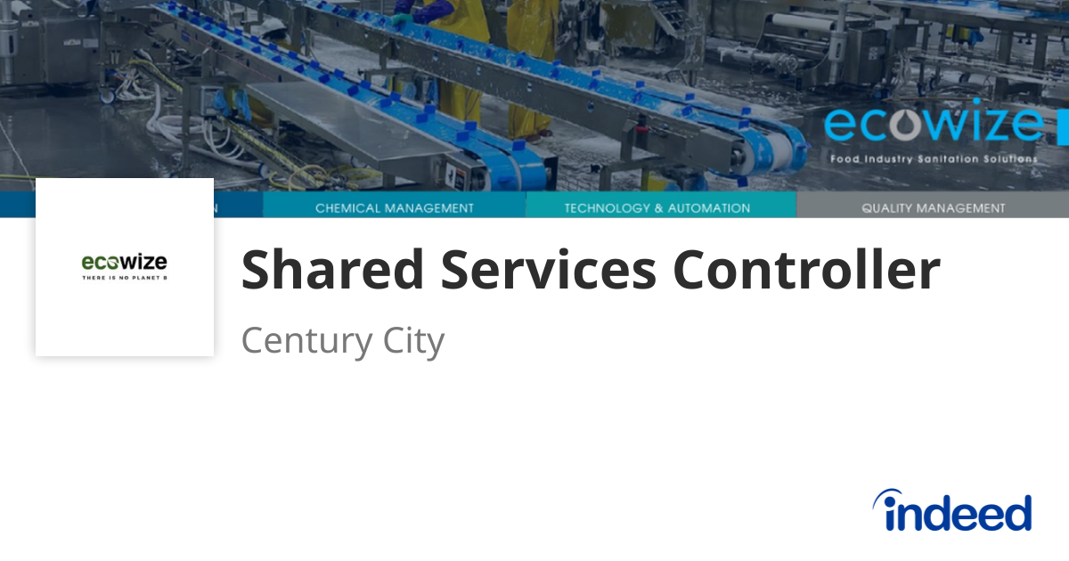 Shared Services Controller - Century City, Western Cape - Indeed.com