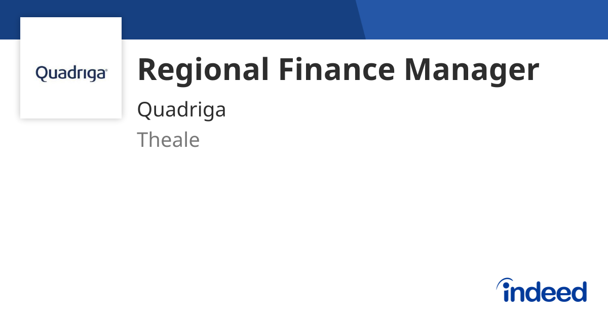 Regional Finance Manager - Theale RG7 4RA - Indeed.com