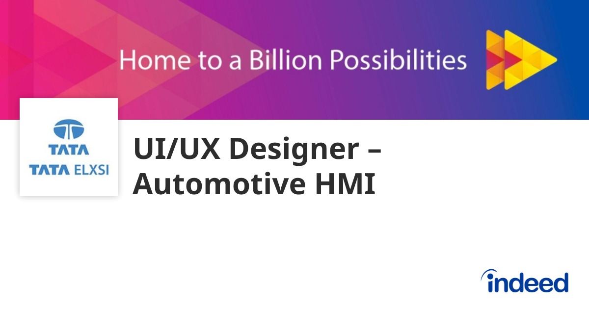 UI/UX Designer – Automotive HMI - Bengaluru, Karnataka - Indeed.com