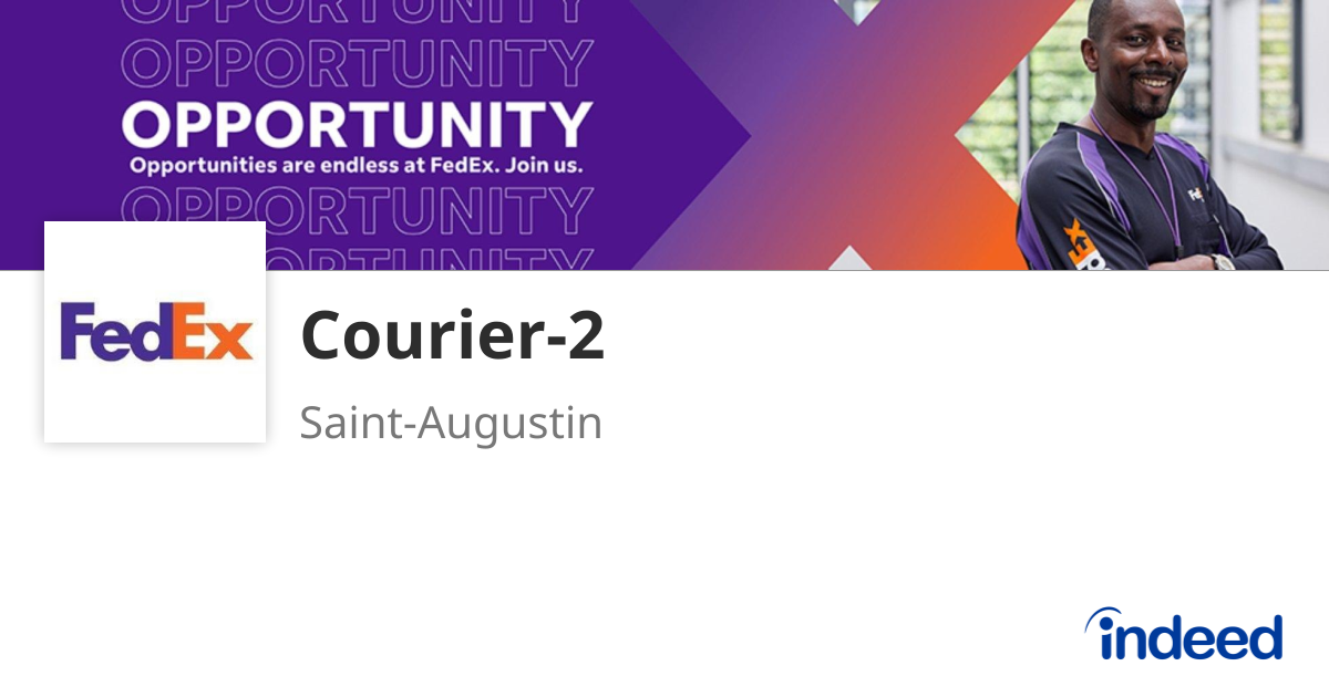 Courier-2 - Saint-Augustin, QC - Indeed.com