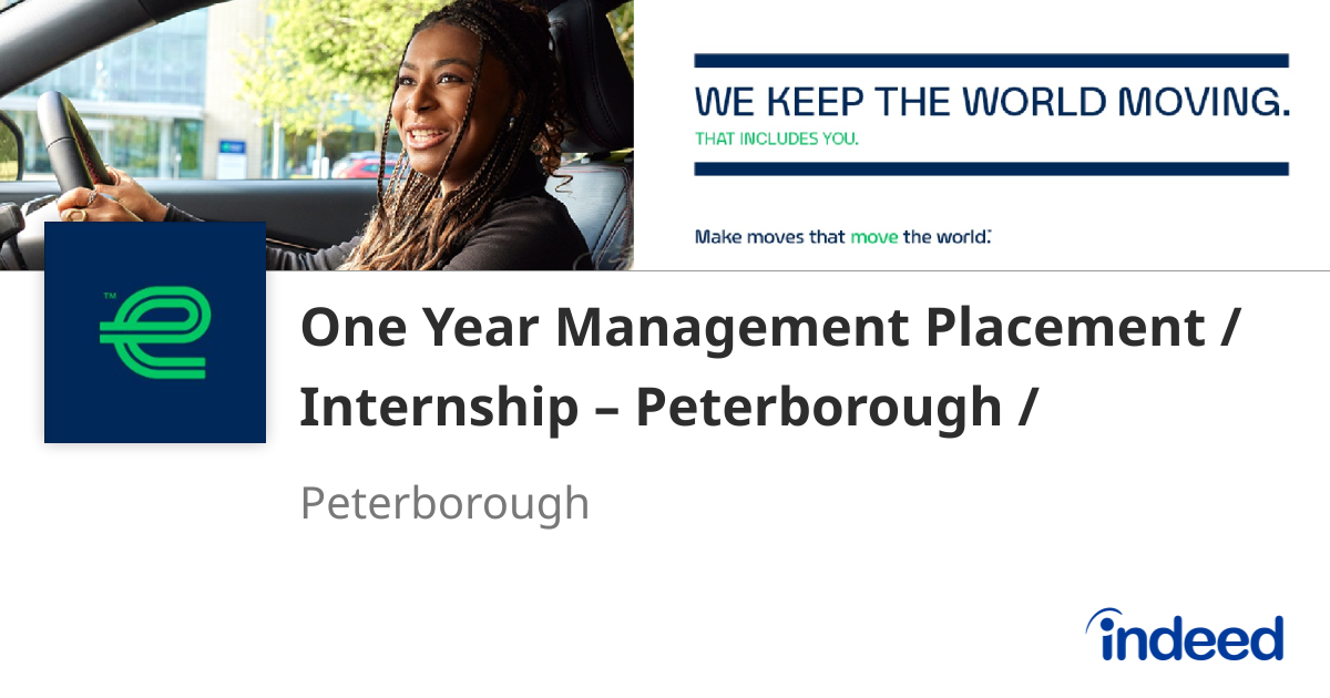 One Year Management Placement / Internship – Peterborough / Huntingdon ...