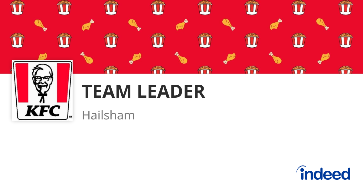 TEAM LEADER - Hailsham BN27 3JJ - Indeed.com