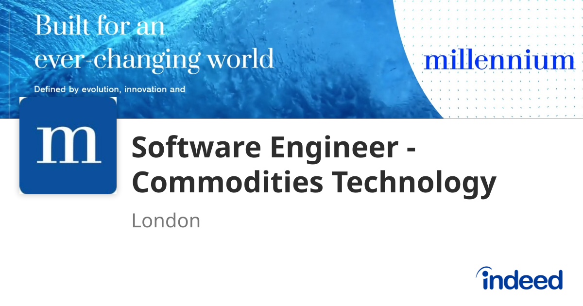 Software Engineer - Commodities Technology - London - Indeed.com