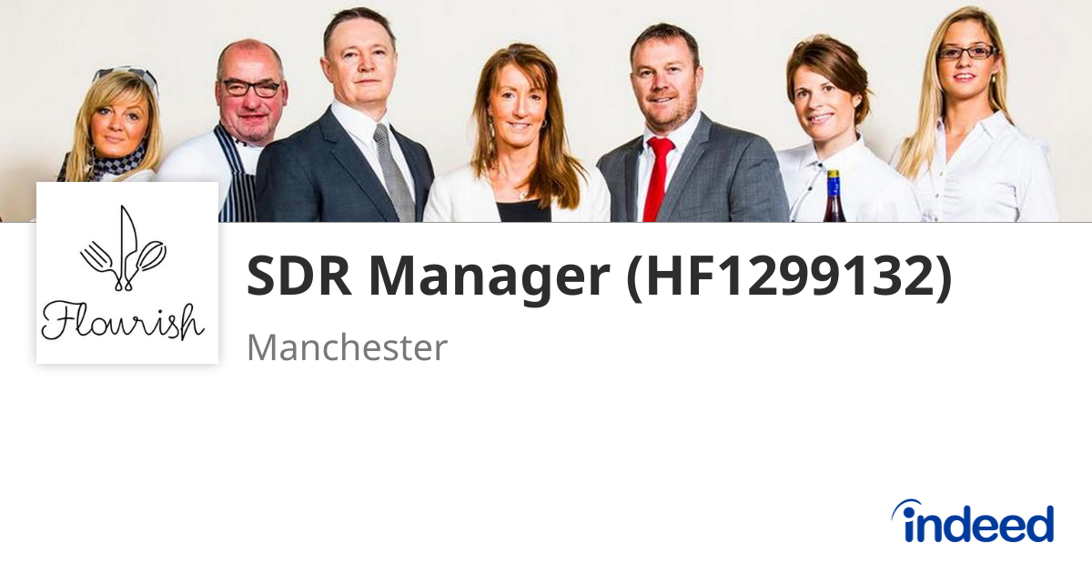 SDR Manager (HF1299132) - Manchester M60 - Indeed.com