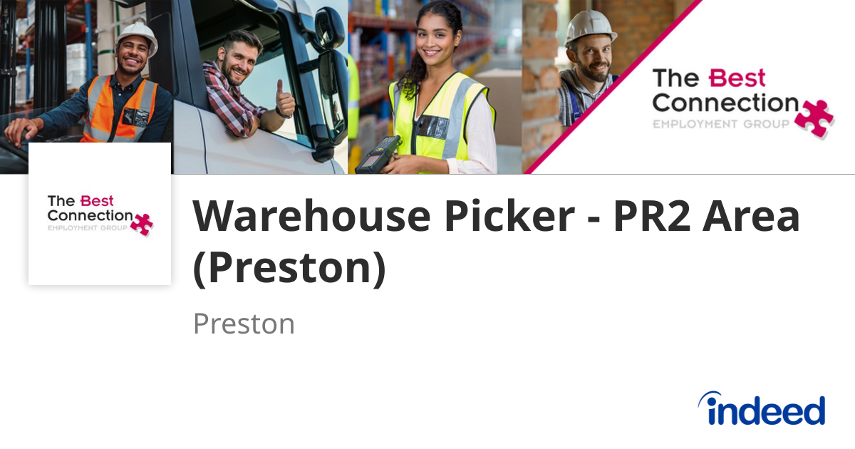 Warehouse Picker - PR2 Area (Preston) - Preston - Indeed.com