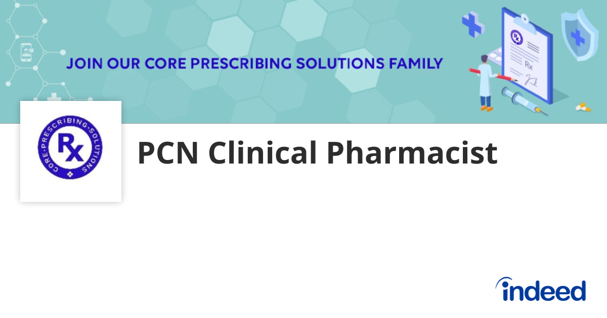 PCN Clinical Pharmacist - United Kingdom - Indeed.com