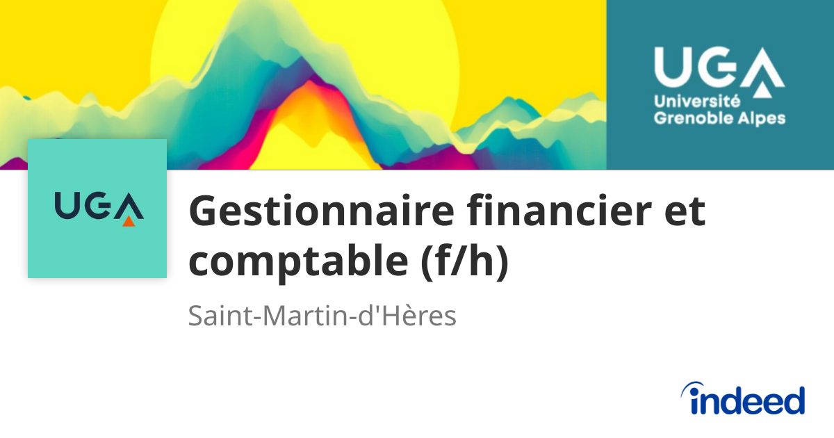 Gestionnaire financier et comptable (f/h) - 38400 Saint-Martin-d'Hères ...