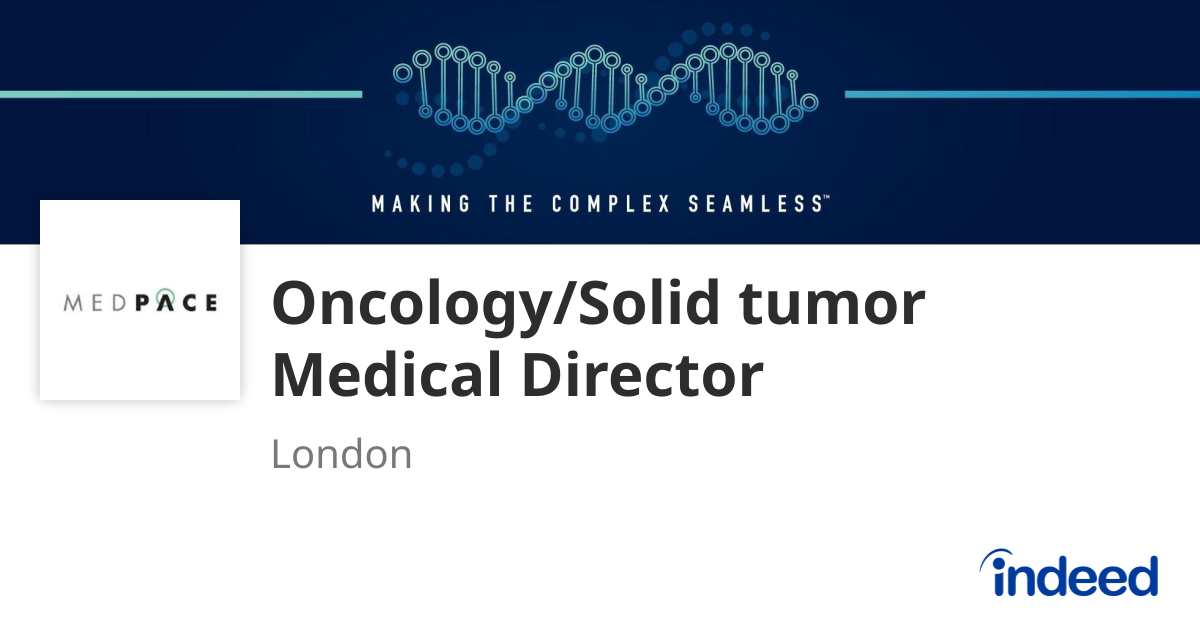 Medical Director - Oncology / Hematology - London EC4V 3BJ - Indeed.com
