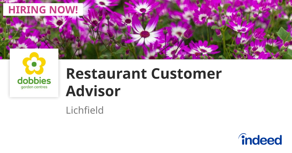 Restaurant Customer Advisor - Lichfield - Indeed.com
