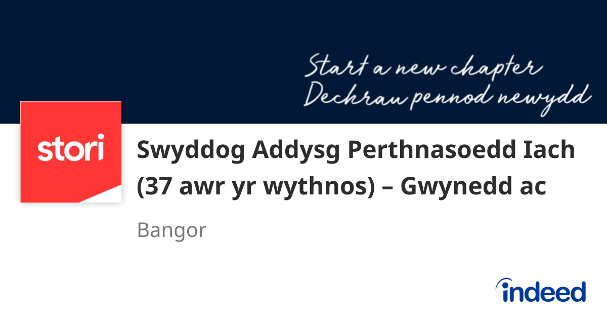 Swyddog Cyswllt Ysgol (37 awr yr wythnos) – Gwynedd ac Ynys Môn ...