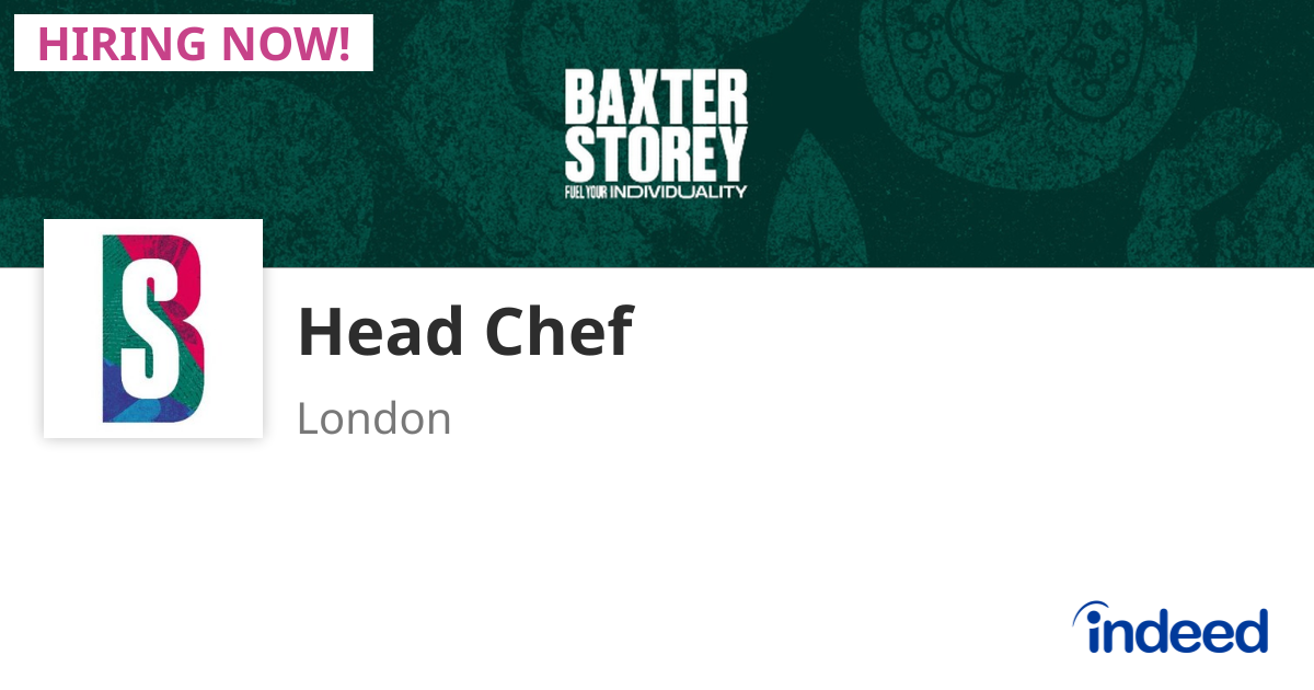 Head Chef - London EC2M 4AA - Indeed.com