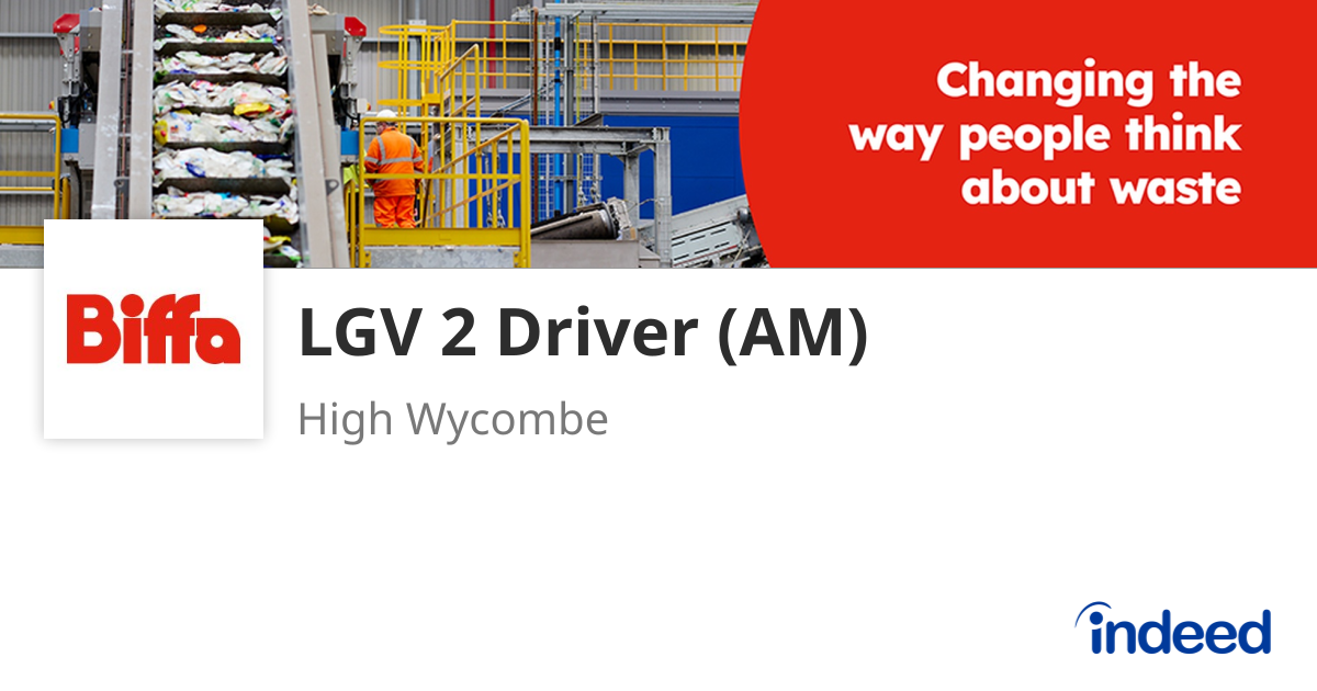 LGV 2 Driver (AM) - High Wycombe - Indeed.com