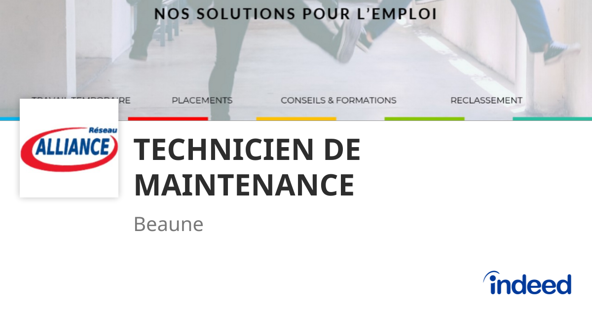 TECHNICIEN DE MAINTENANCE INDUSTRIELLE H/F - 21200 Beaune - Indeed.com