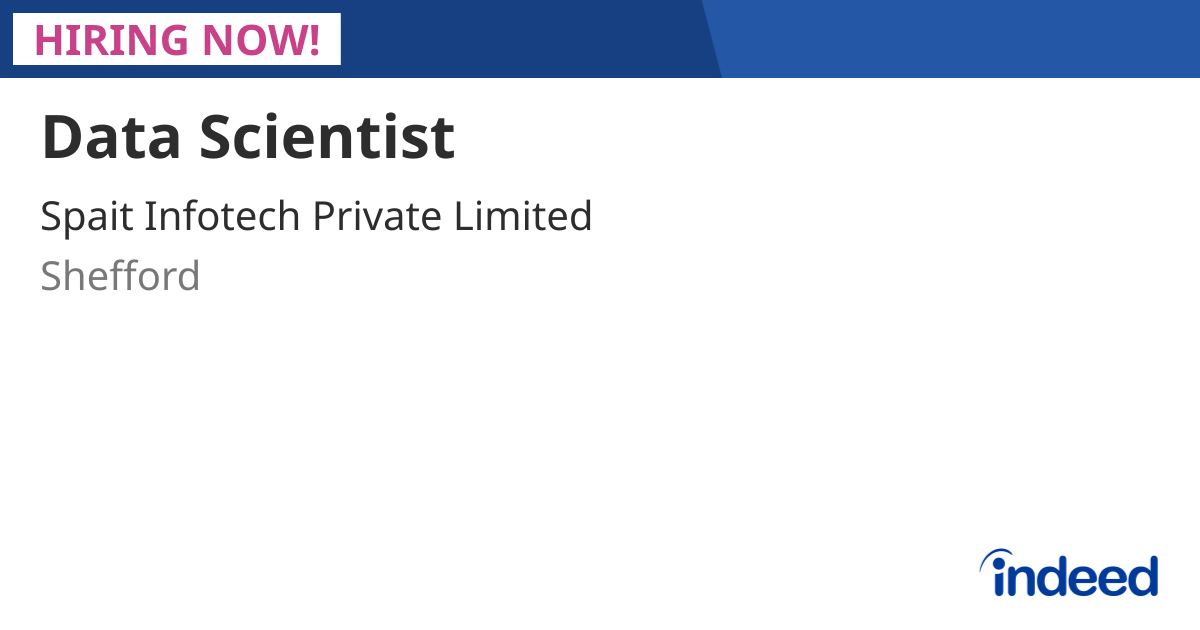 Data Scientist - Shefford - Indeed.com