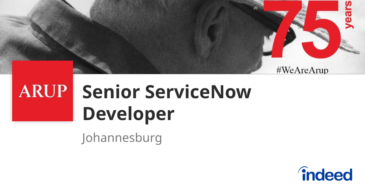 Senior ServiceNow Developer - Johannesburg, Gauteng - Indeed.com