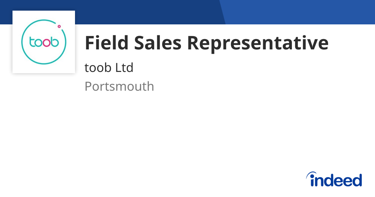 Field Sales Representative - Portsmouth PO6 - Indeed.com