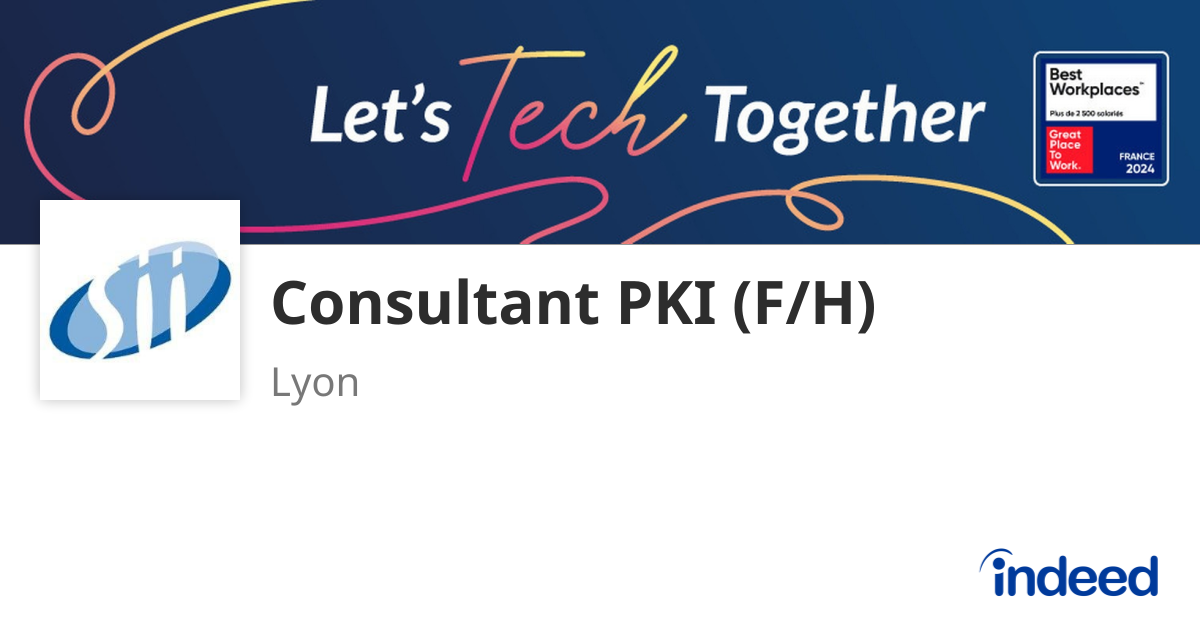 Consultant PKI (F/H) - Lyon (69) - Indeed.com
