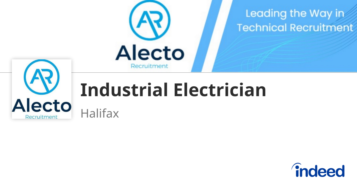 Industrial Electrician - Halifax - Indeed.com